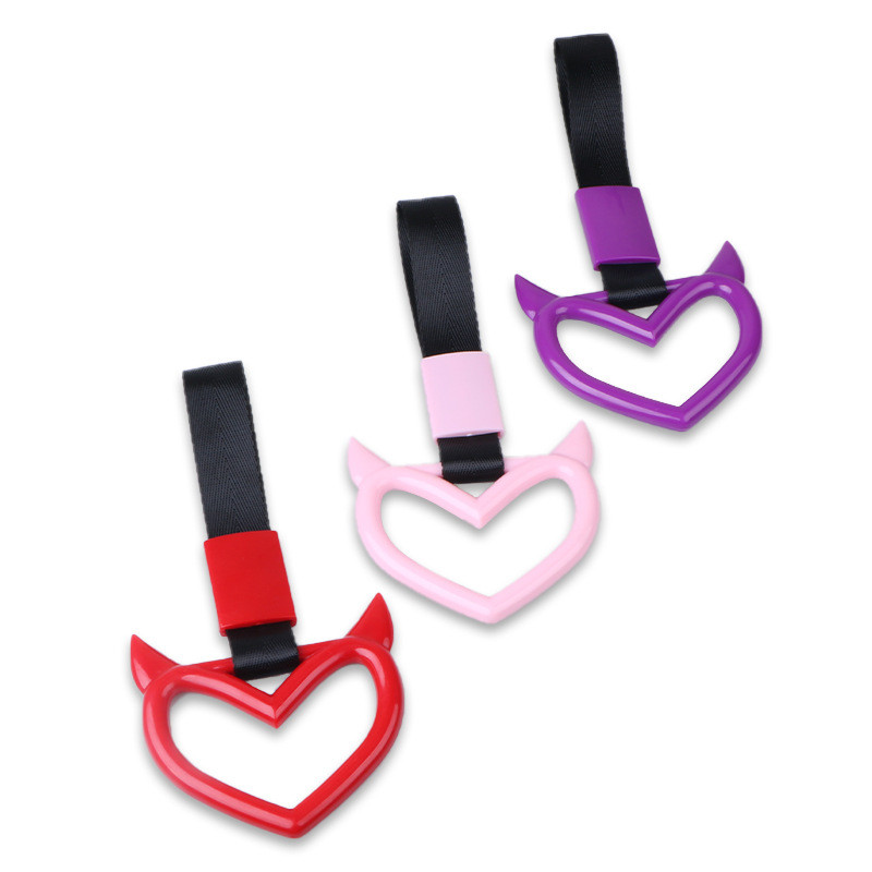 New JDM Car Magic Heart Hand Hand Ring Car Rear Car Interior Hand Pull ...
