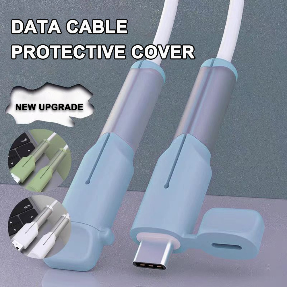 Universal mobile phone charging cable protective cover data cable ...