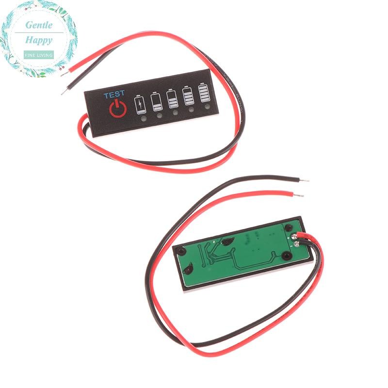 GentleHappy Battery Level Indicator 18650 Lithium Capacity Tester Meter ...