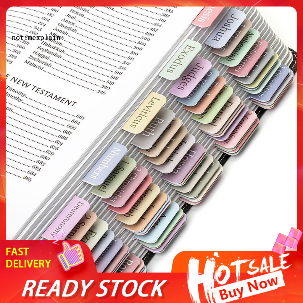 NTA Bible Tab Index Labels Bible Tab Sticker Kit Large Print Bible Tabs ...