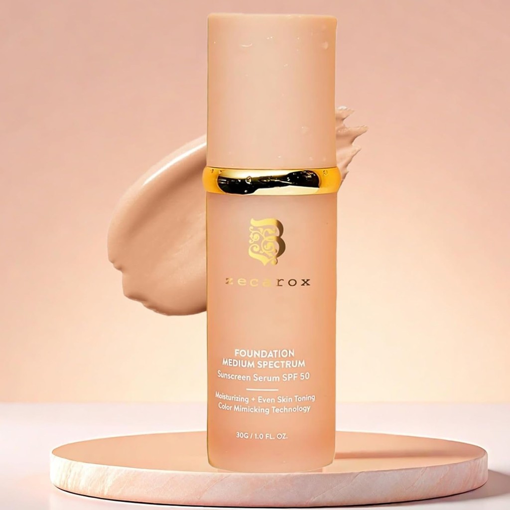 Biologi Mimic 4-in-1 Foundation spektrum sederhana, meniru warna kulit ...