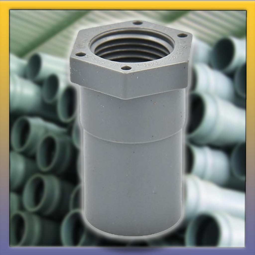 PVC GREY PIPE PT SOCKET / SAMBUNGAN LURUS BERGIGI DALAM SAMA SAIZ UNTUK ...