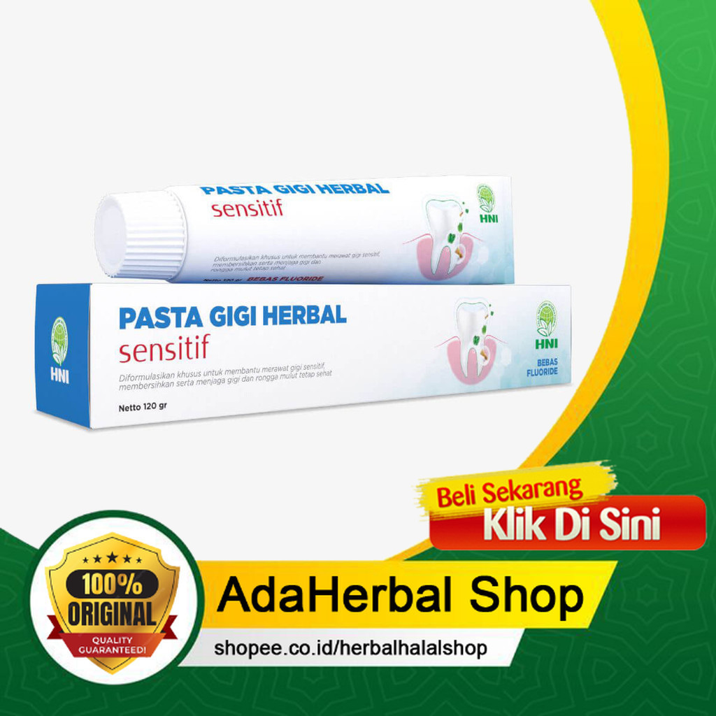 Pgh Sensitive HERBAL Toothpaste | Product HNI HPAI HNhh4 | Shopee Malaysia
