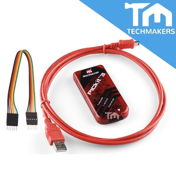 PICKIT 3 In-Circuit Debugger + Mini USB Cable for PIC Microchip Offline Programmer Programming ...
