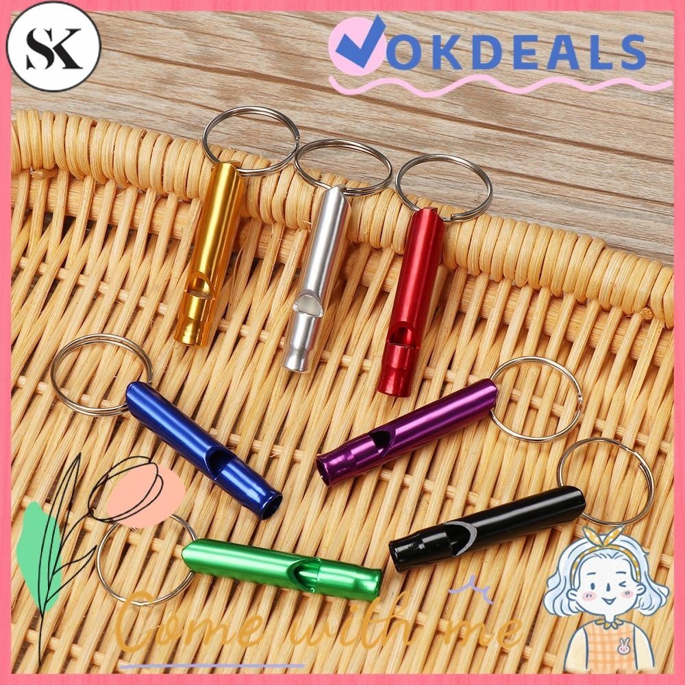 SK 1/2/5/10pcs Aluminum Survival Whistle Small Size EDC Tools Emergency ...