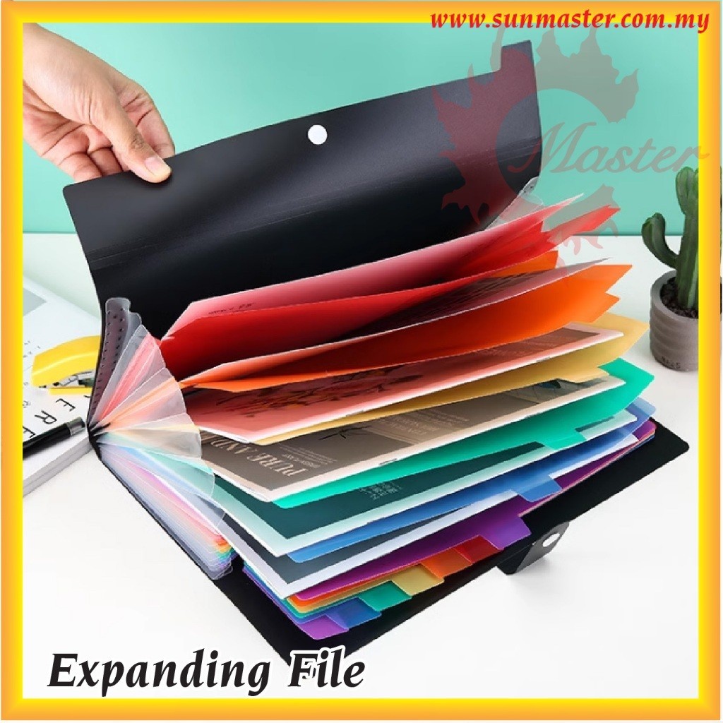 A4 Expanding File Folder | 7 Pockets 13 Pockets | Documents Organizer ... A4 Expanding File Folder | 7 Pockets 13 Pockets | Documents Organizer ...