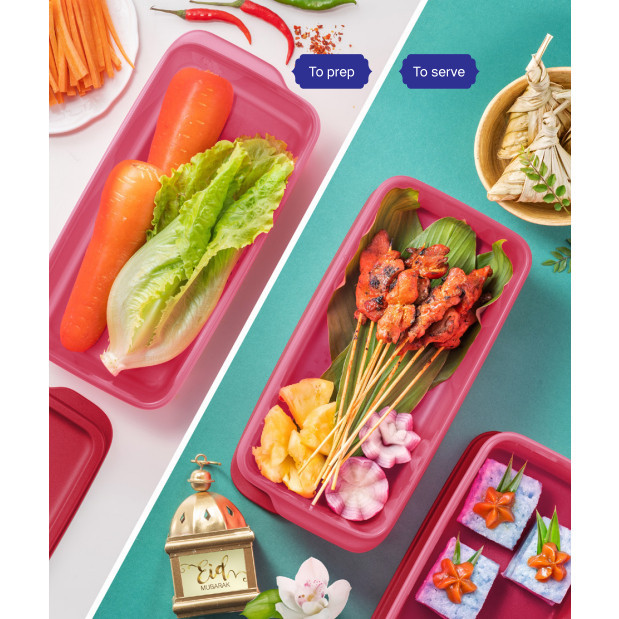 Tupperware Cool Stacker - 2.2L & 1.3L ( Food Storage Bekas Makanan ...