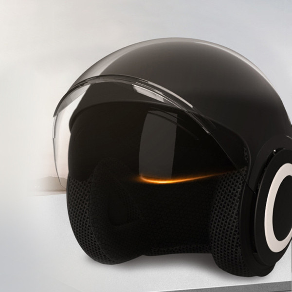 2024New!! Open Face Helmet For Scooter Motorcycle Dual Lens Sun Visor ...