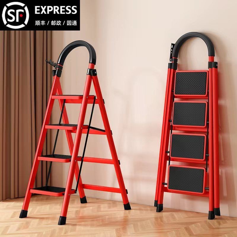 Household Ladder Retractable Engineering Ladder Foldable ...