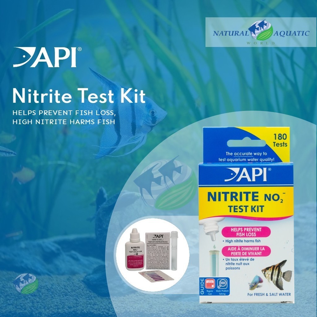 API Nitrite NO2 Test Kit w/ 180 Tests for fresh & salt water | Shopee ...