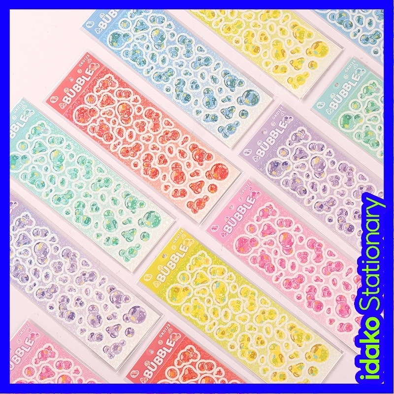 Bubble Color Multifunctional Goo Card Sticker GK0122 | Shopee Malaysia