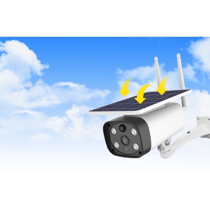 (TEXAS) Wifi /4G Solar Powered 1080p Outdoor Weatherproof Wireless CCTV ...