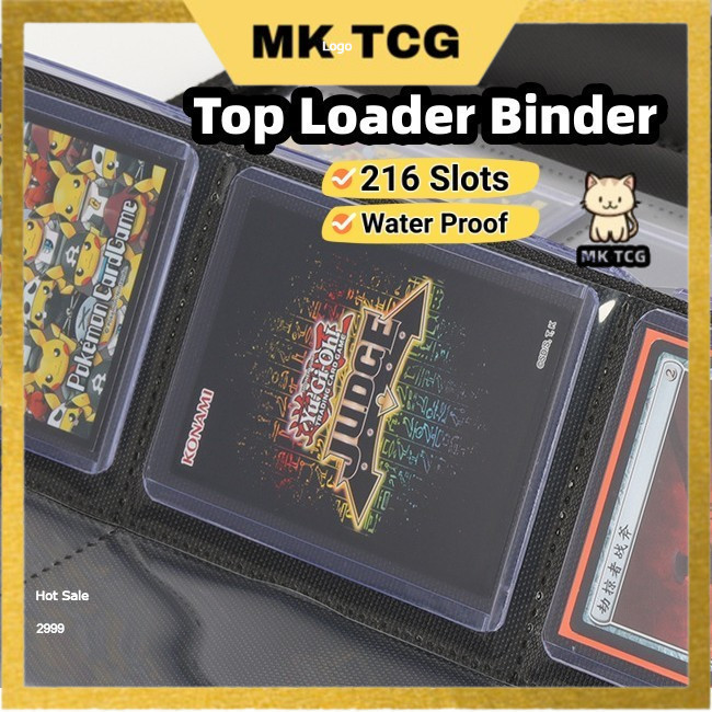 Mk Tcg Pokémon Card Top Loader Album Yu-Gi-Oh Card Album PTCG Top ...