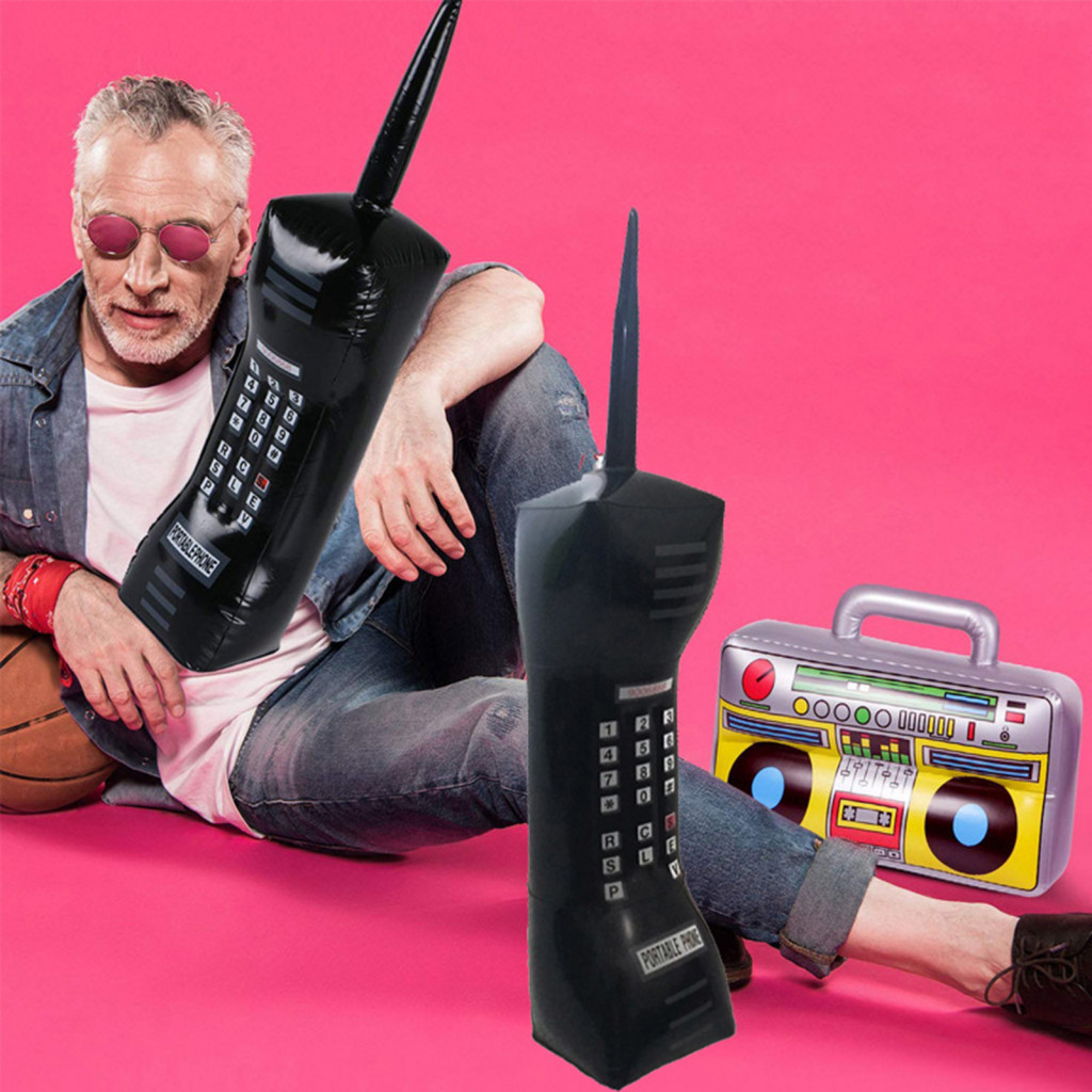 Portable Inflatable Toy Retro Inflatable Phone Retro Portable Phone Toy ...