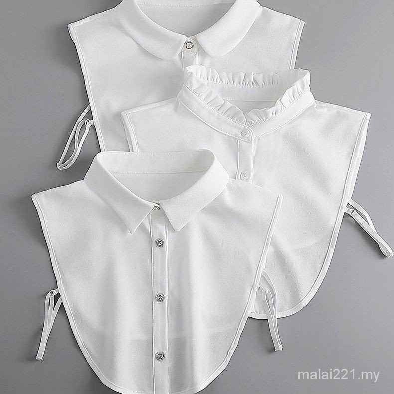 New Version Four Seasons Chiffon Fake Collar Women's Collar Inner Stand ...