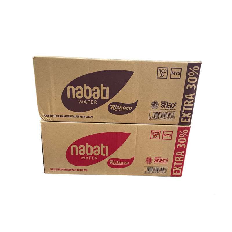 Nabati Wafer Extra 30% Richeese Richoco White Pink Lava 37g x 60pcs | Shopee Malaysia