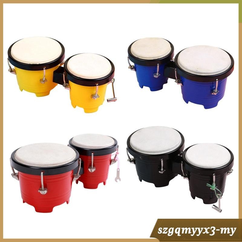 [Local delivery] 4inch 5inch Bongo Drum Set, Music Instruments ...