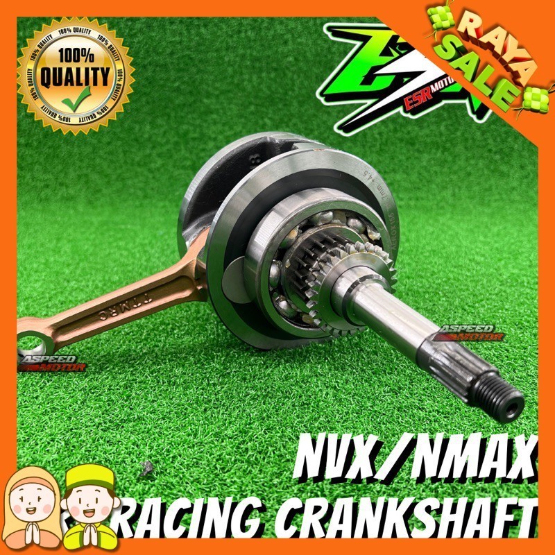 100%ORIGINAL TRF RACING CRANKSHAFT BY ESR MOTOR RED LEO NVX NMAX 2.0mm 4.5mm 2mm CRANK SHAFT ...