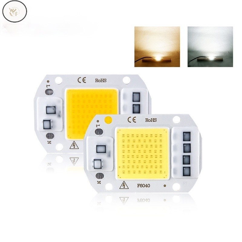 WF 110/220V 20/30/50W COB Light Source Integrated Lamp Beads LED Chip Lamp DIY Floodlight ...