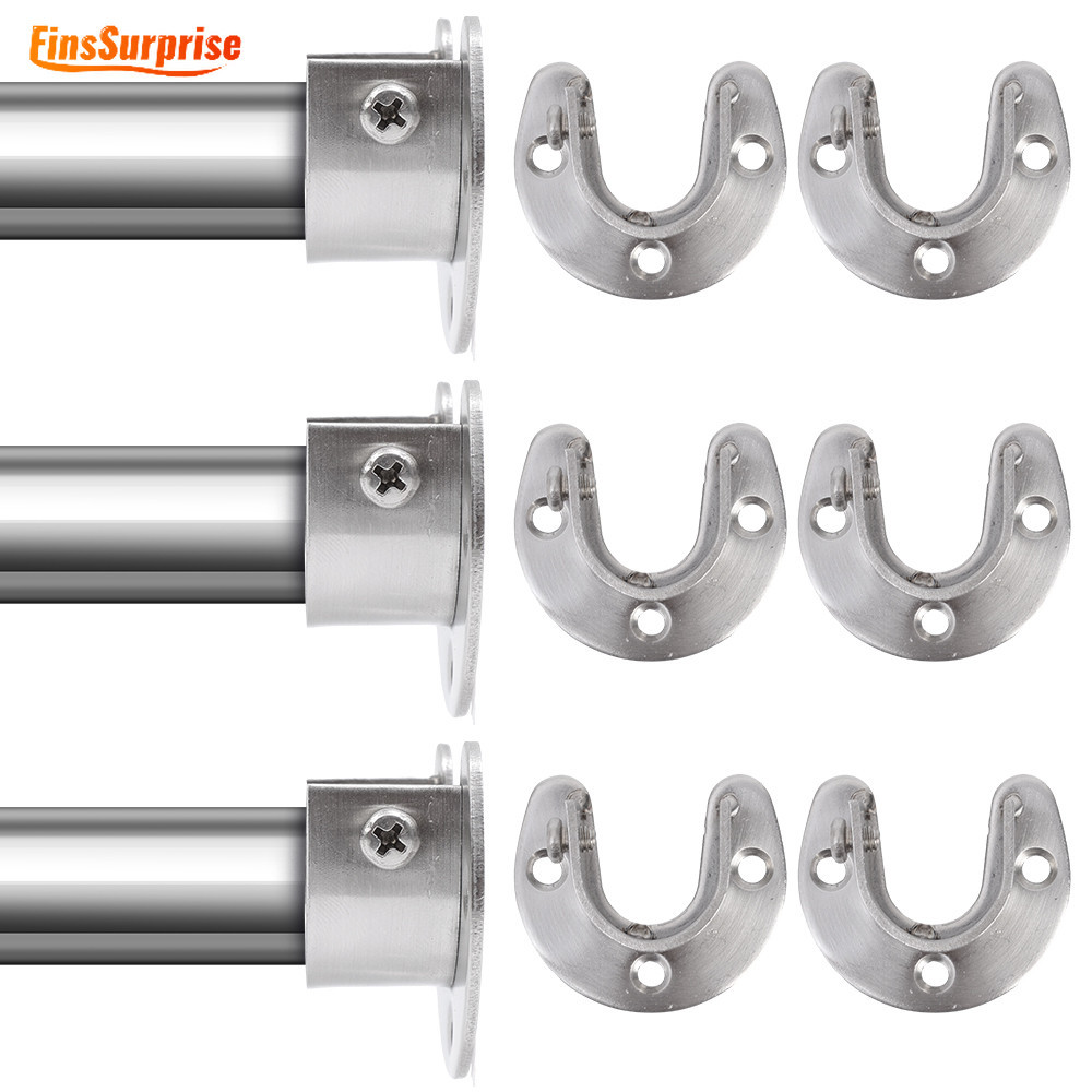[Surprise] Clothes Hanging Pole Bracket- High Quality Rust-Proof Rod ...
