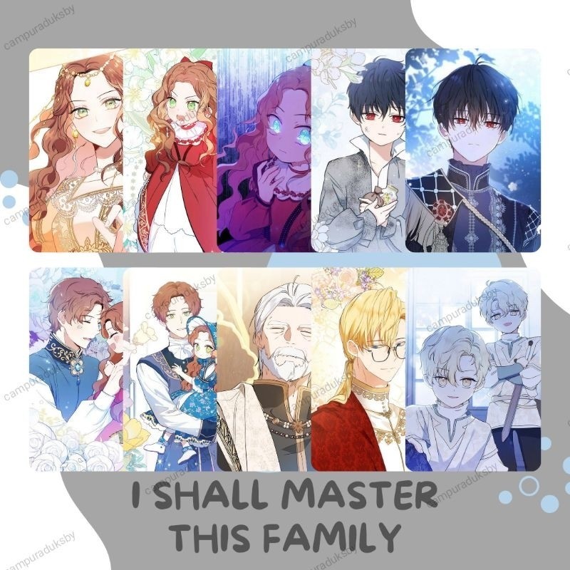 GLOSSY Card ️ Photocard I Shall Master This Family - Manhwa Card ...