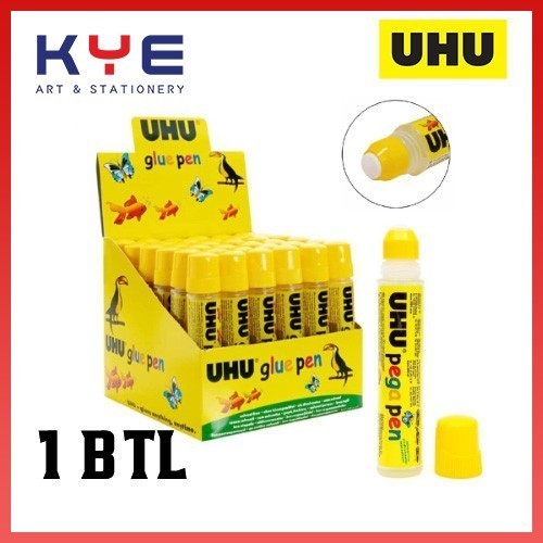 Uhu Happy Glue Pen 50ml Clear | Gam Cair Sekolah UHU 50ml | Shopee Malaysia