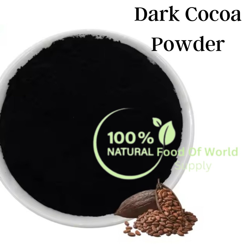 Black Cocoa Powder 100g 黑可可粉 Belgium dark cocoa Serbuk Koko Htam ...