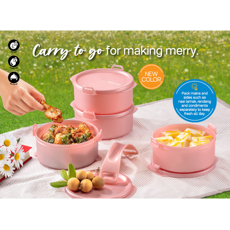 Tupperware Tup Tiffin Set (4) 550ml | Shopee Malaysia