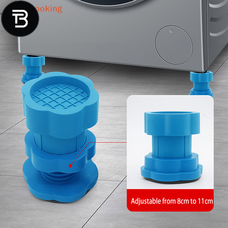 TB Adjustable Height Washing Machine Foot Pads Anti Vibration ...