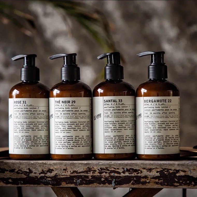 LELABO Laboratory Body Lotion 237ml Sandalwood 33 Rose 31 Black Tea 29 ...