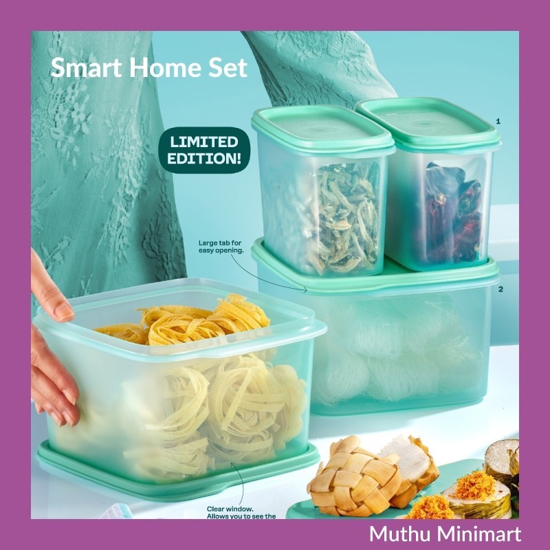 Original Tupperware | Smart Home Set Storage Container Canister ...