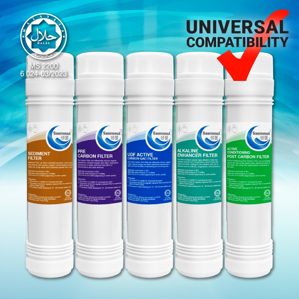 Enhanced Water Filter Set SAEMMUL 10" Alkaline Stage Set - Advanced ...
