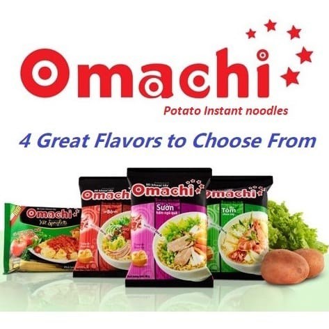 【Vietnam】5 packs Omachi Vietnamese Instant Noodles (Stewed Beef Five ...