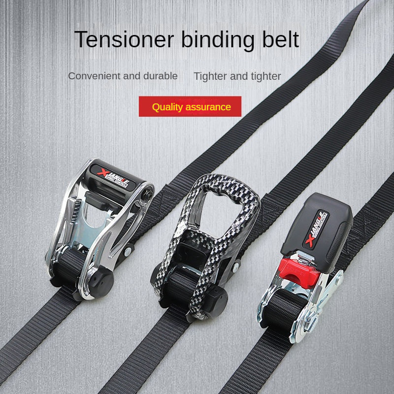Ratchet Tensioner Cargo Binding Strap Motorcycle Electric Vehicle Car ...
