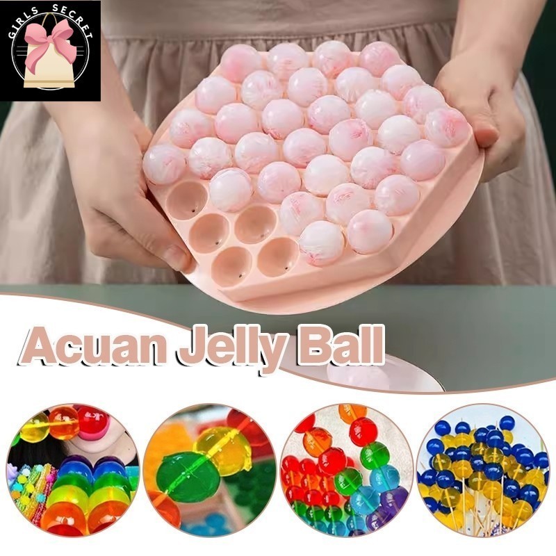 BLthingUseLife 37/33 Grids Acuan Jelly Ball Tray 3D Plastik Rainbow ...