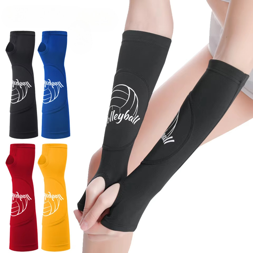 1Pair Volleyball Arm Sleeve Forearm Compression Training Basketball ...