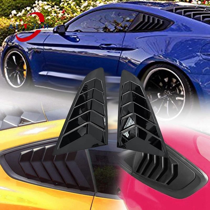 1 Pair Car Rear Window Louver Shutter Trim Lid for 2015-2023 Side ...
