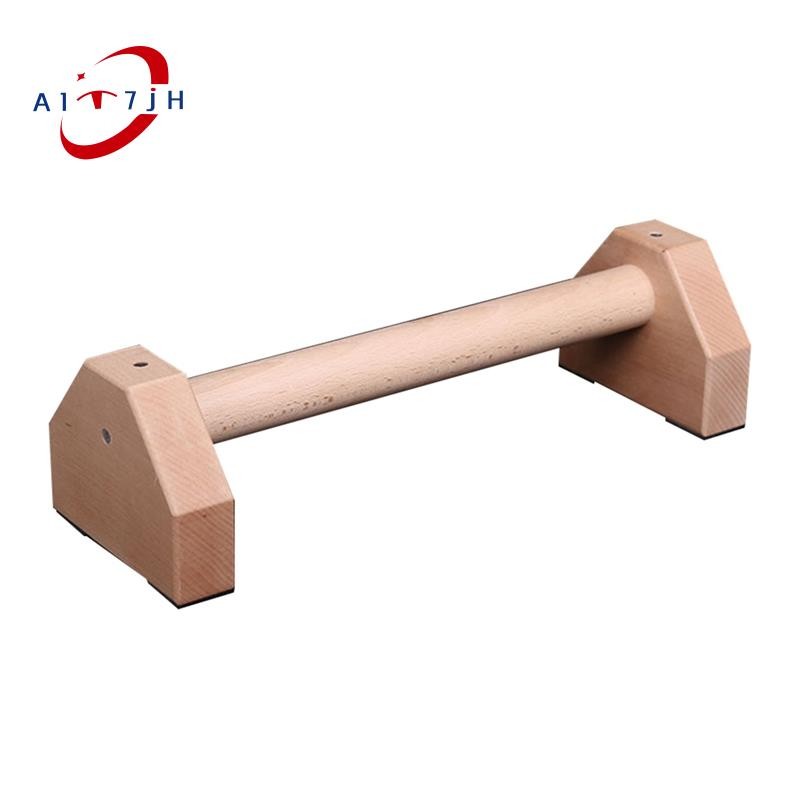 Push-Up Stand Wood Pushup Bars Non-Slip Base Exercise Home Workout ...