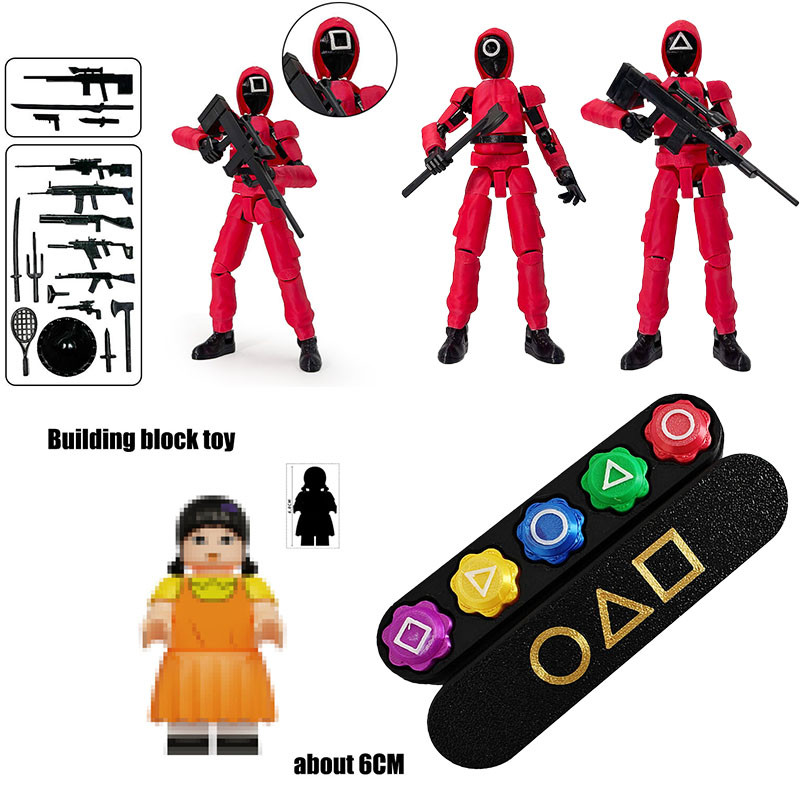 Squid Game 2 NPC Dummy 13 Action Figure SquidGame Gonggi Stones 123 ...