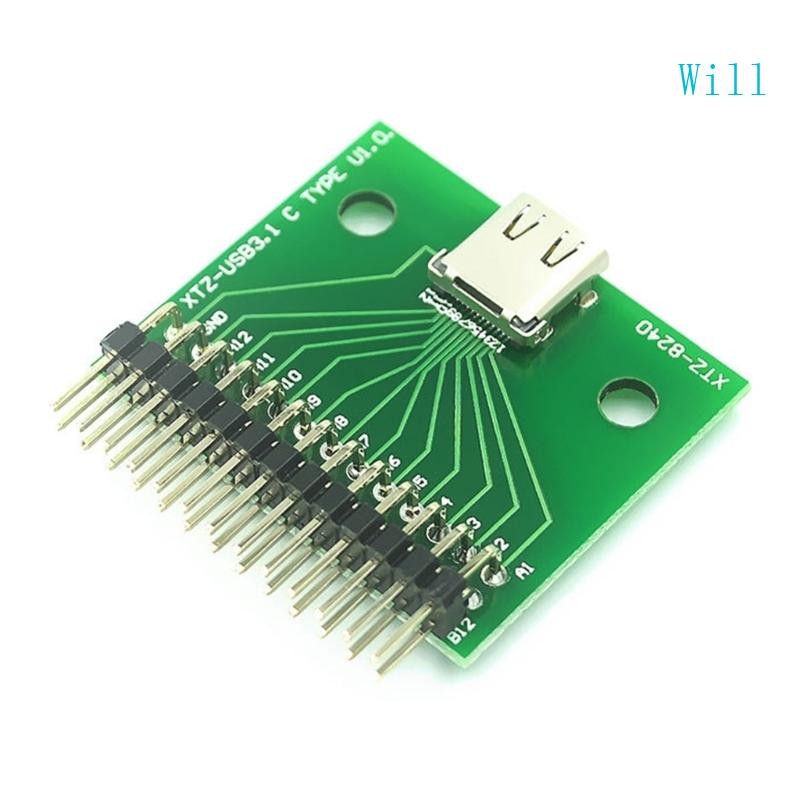 Will Type C Test Board with 24Pin Header USB3 1 Fast Speed Testing and ...