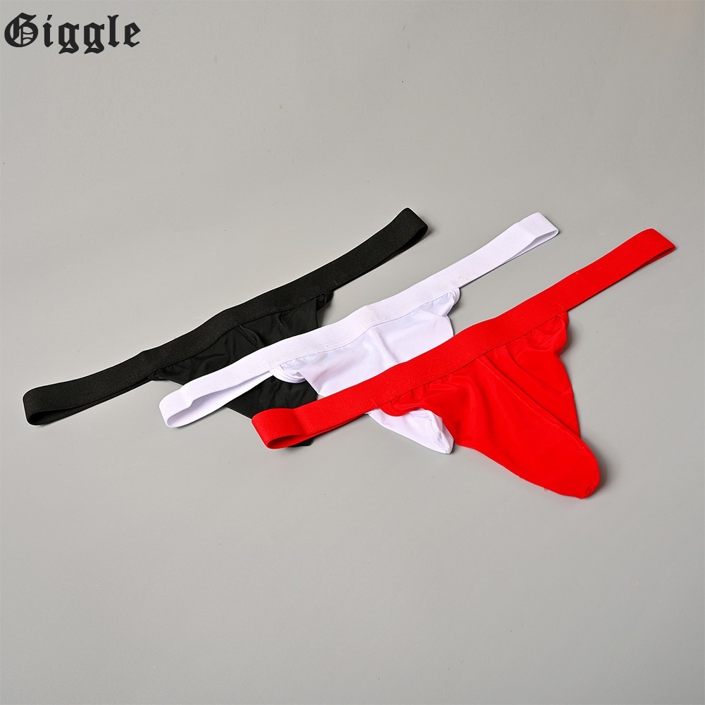 【GIG】Men Sexy G-String Underpants Pouch Low Waist Backless Thongs Jockstrap Underwear | Shopee ...