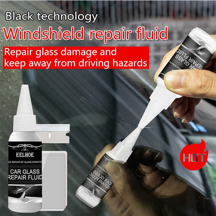Quick Fix Glass crack repair Windshield repair kit Glass crack repair ...