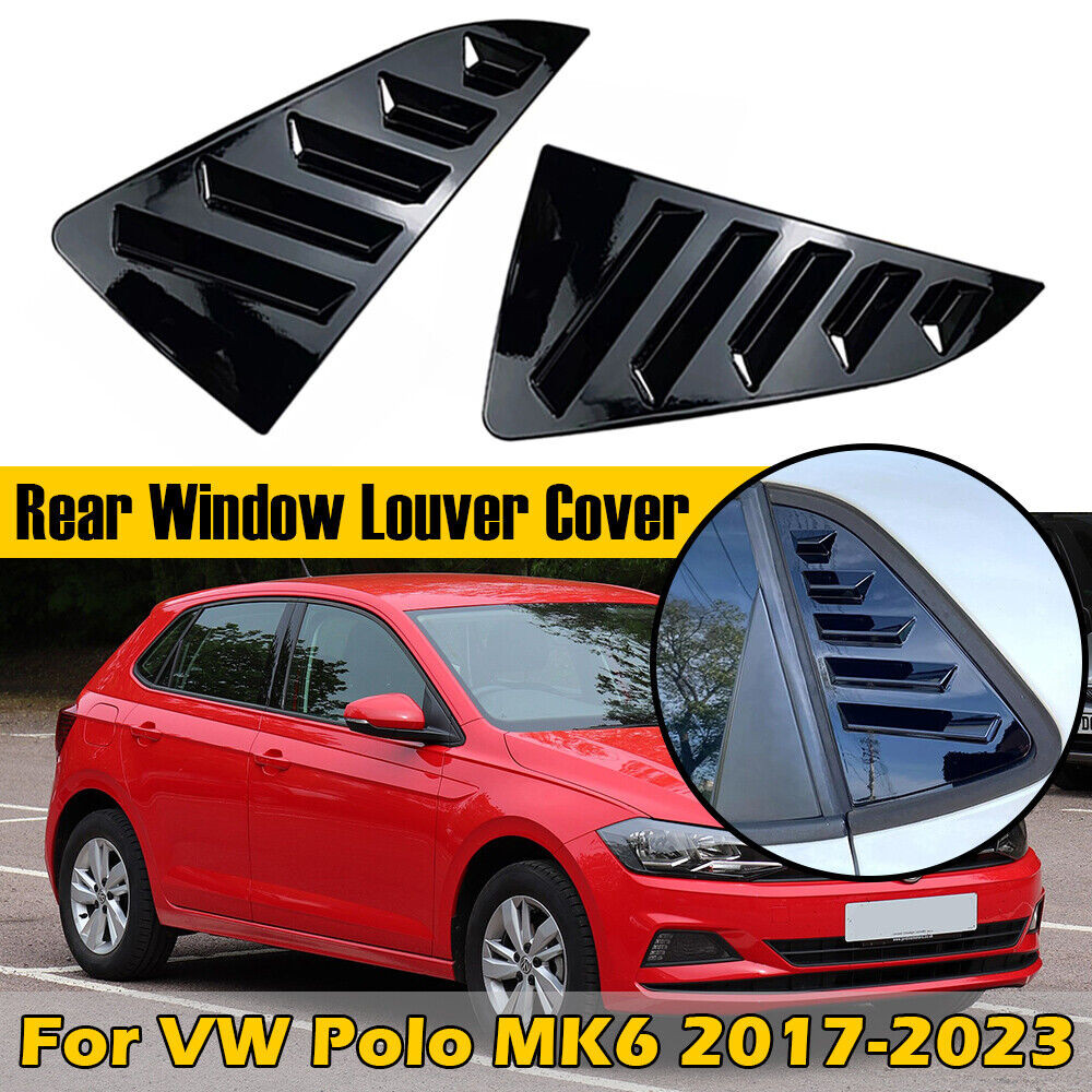 For Volkswagen VW Polo MK6 2018-2023 Car Rear Louver Window Side ...