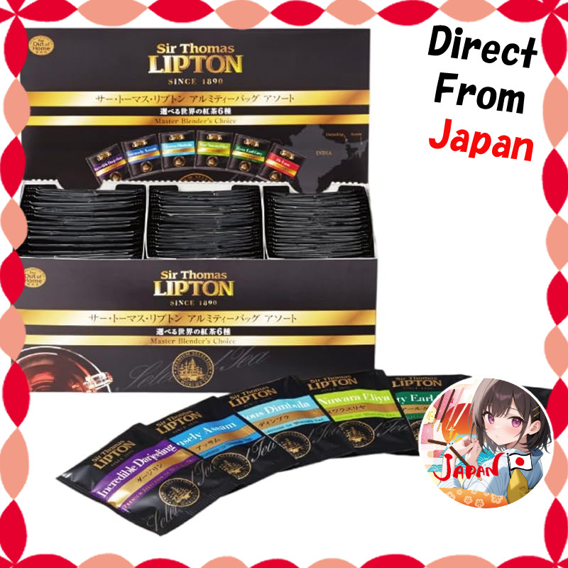 【Direct from Japan】 Sir Thomas Lipton Tea - Assorted Leaf Bags (50-Pack ...