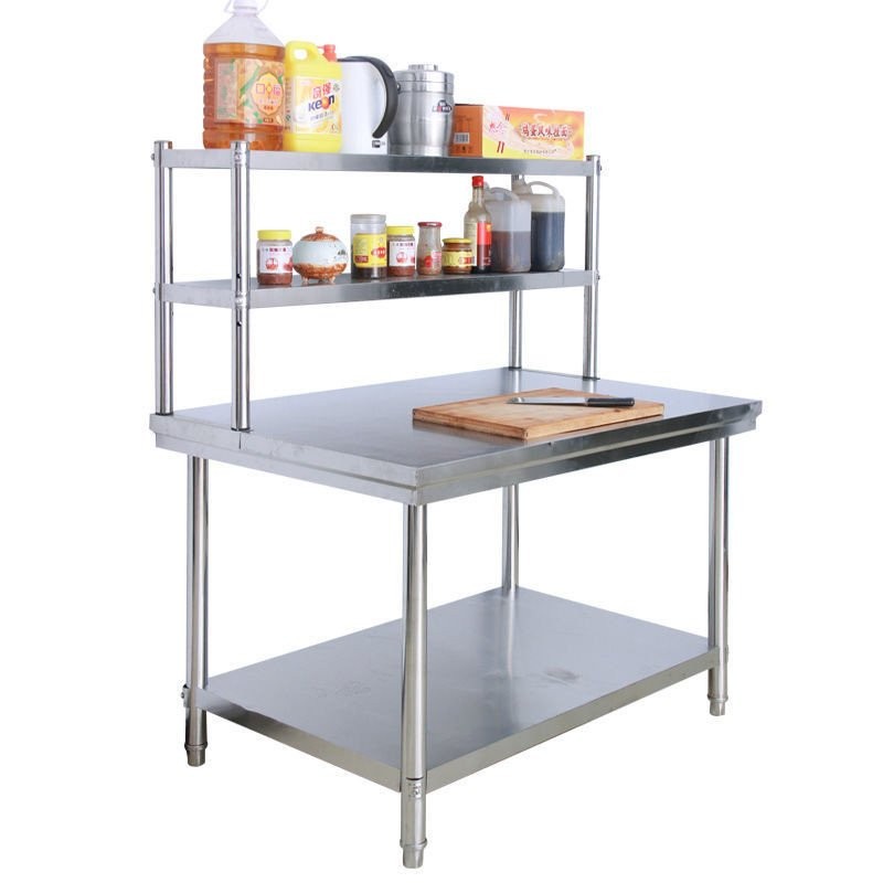 Customized Assembly Stainless Steel Workbench with Shelf Operating ...