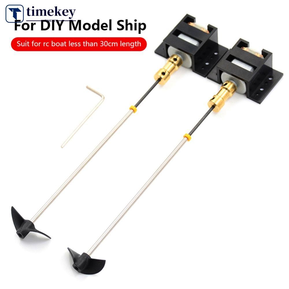 TIMEKEY 2Set Double Motors RC Remote-Controlled Boat Motor Drive Set ...