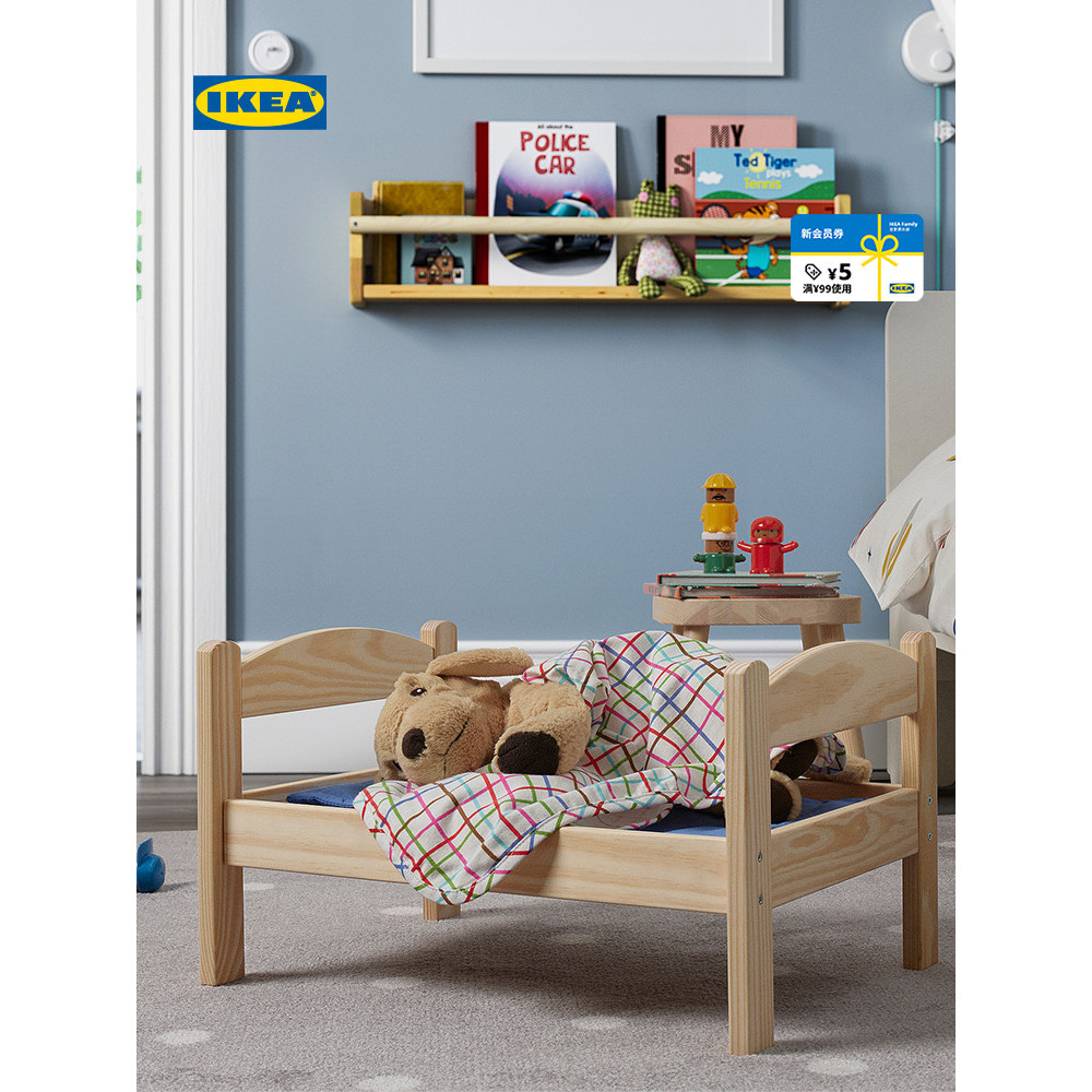 IKEA DUKTIG Katil Anak Patung Kapas Perabot Anak Patung Katil Kecil ...