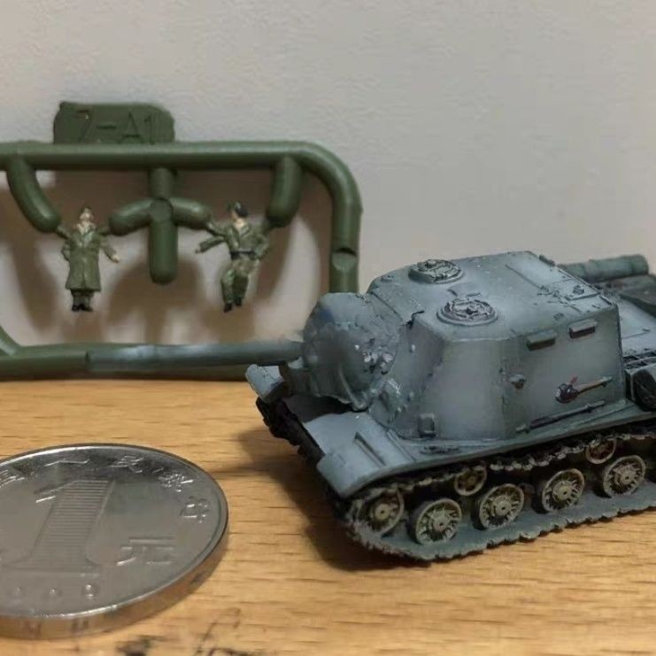 Takara Ocean Hall Tank Museum 5 Bombs 1/144 JSU-152 Tank Destroyer ...