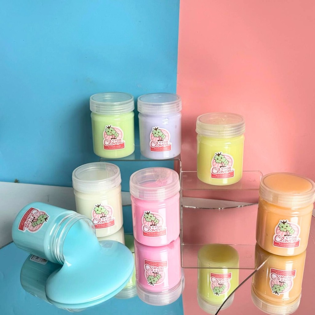 (CFC) MILK WATER SLIME BY CFORCLOVER-WATER SLIME BARREL children's toy ...
