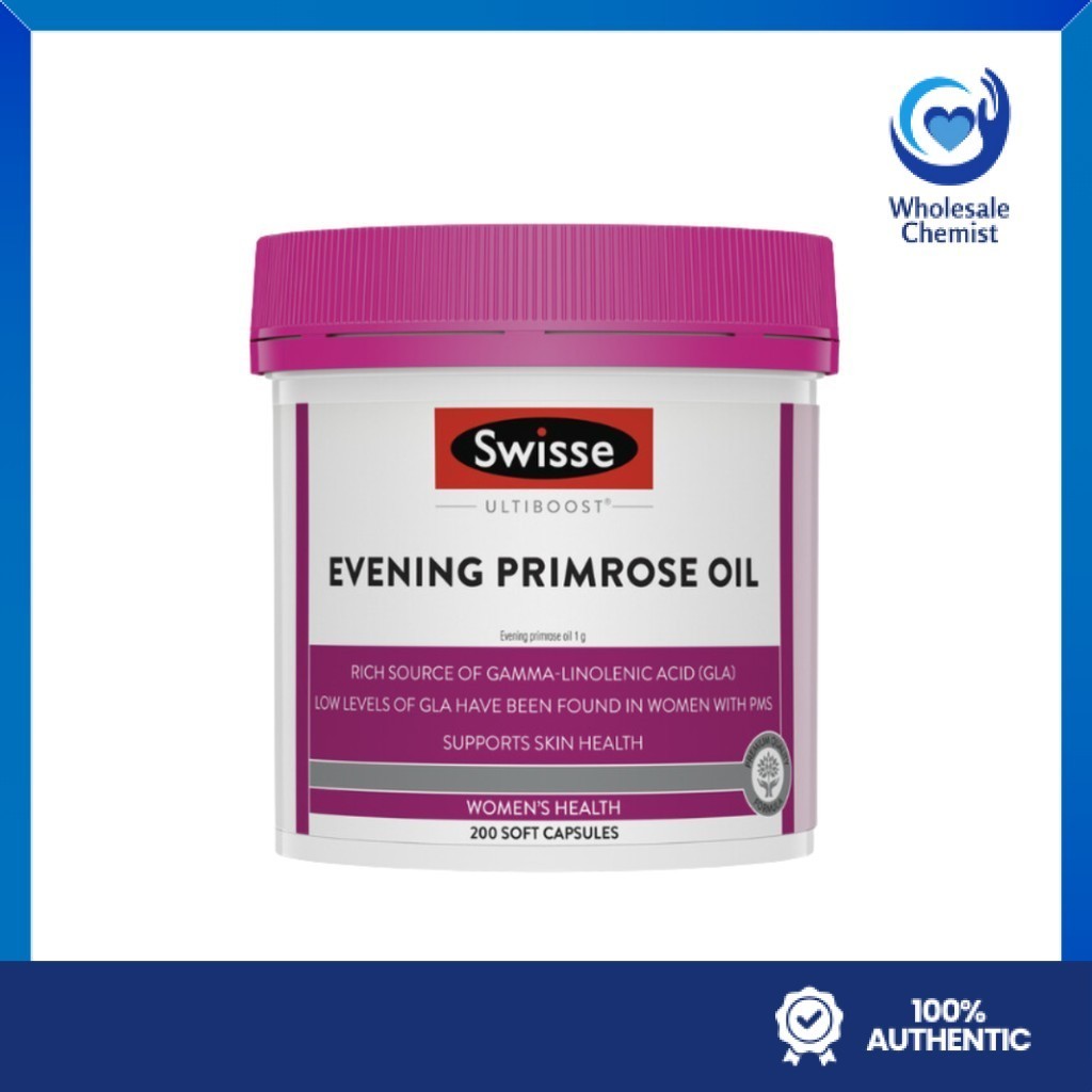 Swisse Ultiboost Evening Primrose Oil (200 Capsules)/Menopause (60 tabs ...